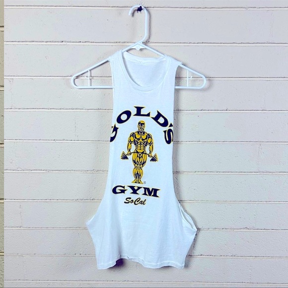 gold’s gym | Shirts | Vintage Golds Gym Cutoff Drop Arm Muscle Tank ...
